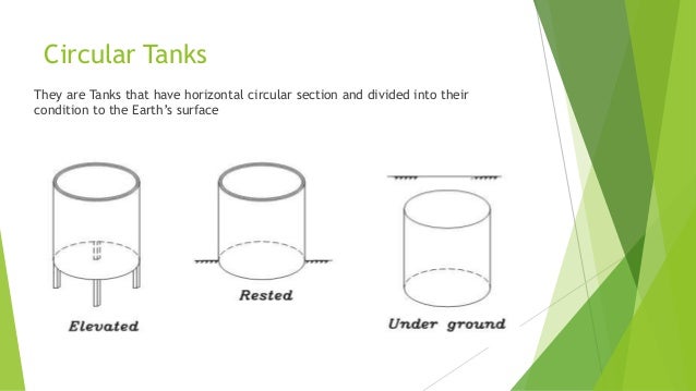 Circular tanks