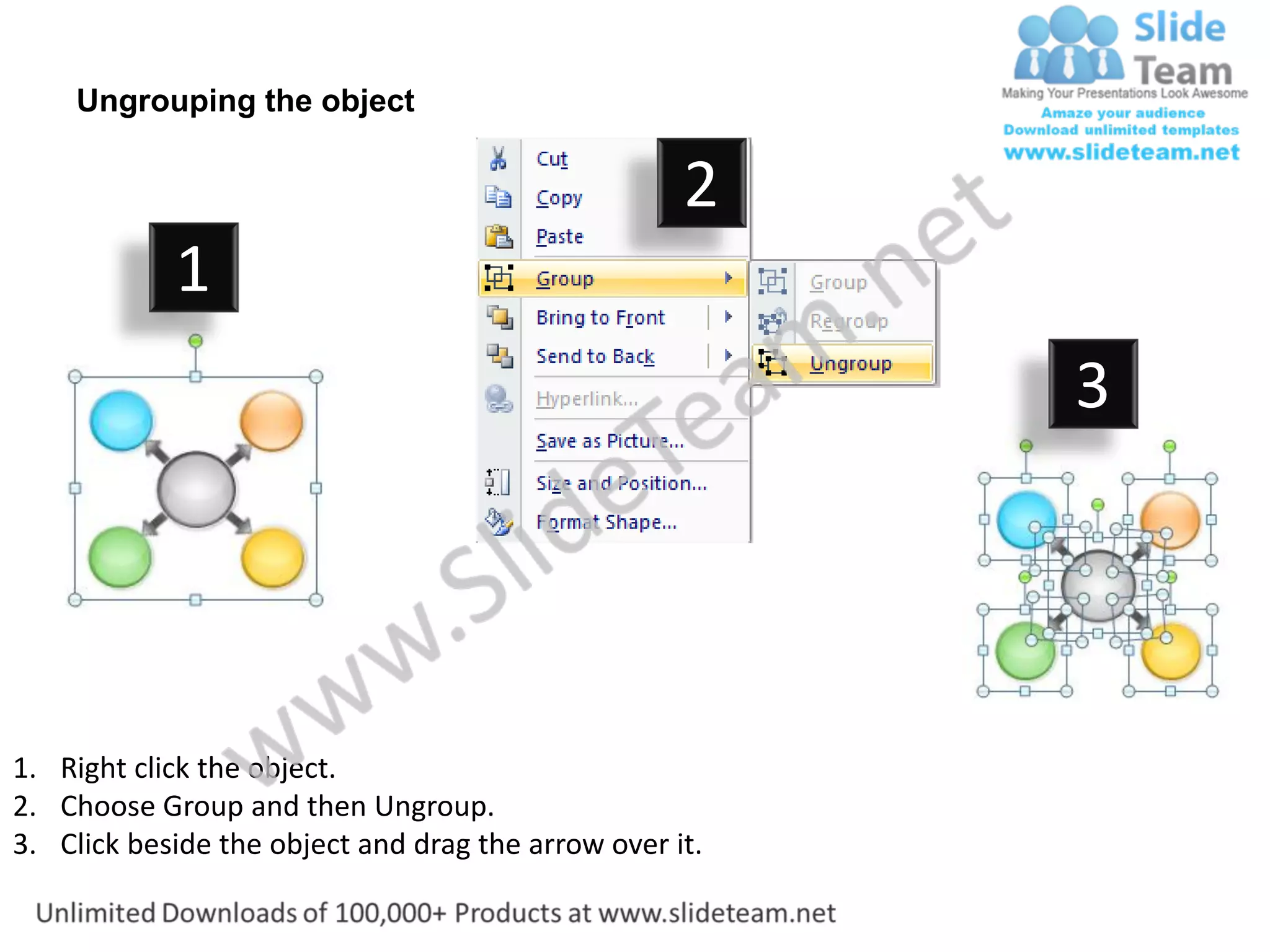 Circular text circles illustrating diverging concept cycle flow chart ...