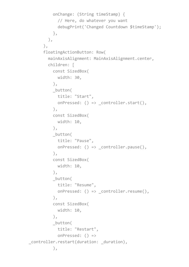 Circular Timer In Flutterpdf