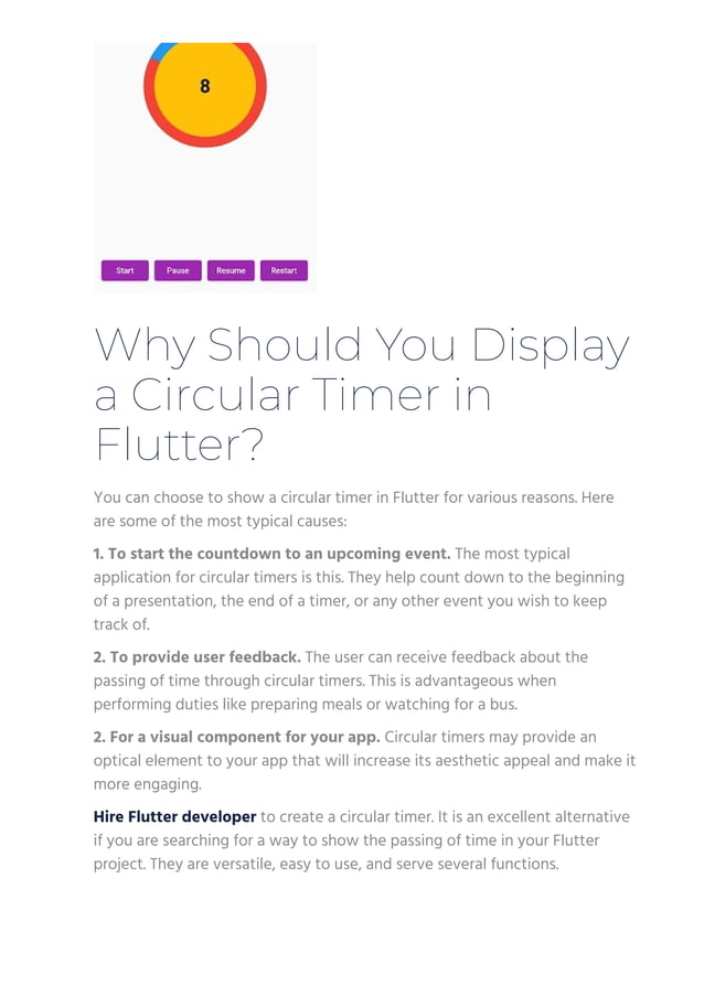 Circular Timer In Flutterpdf 