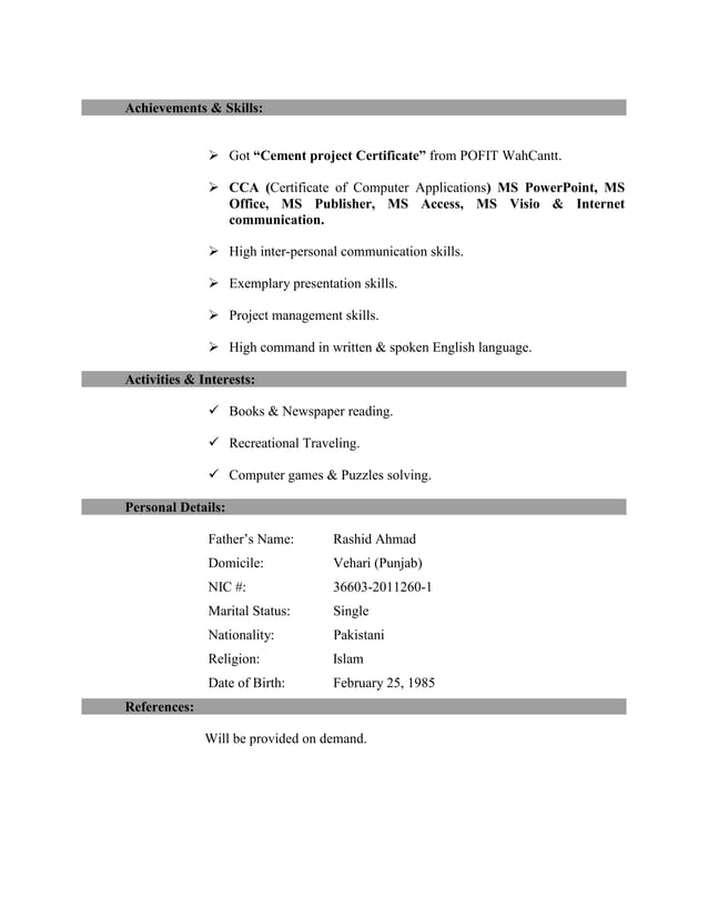 Circular vitae pdf | PDF | Technology & Computing
