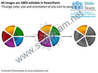 Circular wheel diagram ppt slides presentation diagrams templates | PDF