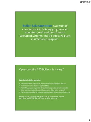 Circulating Fluidized Bed Boiler (cfb) training module | PDF