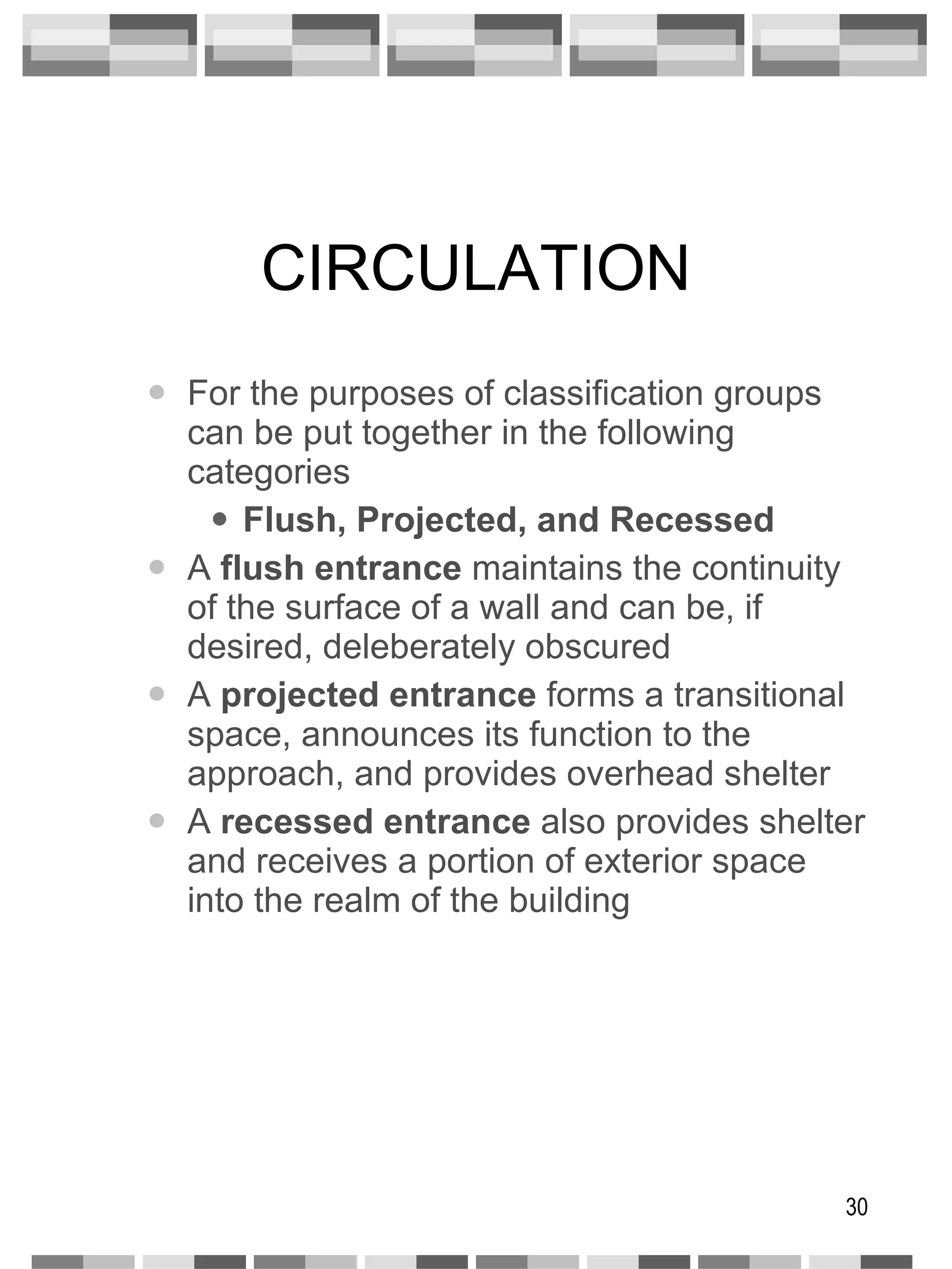 Circulation (architecture) | PPT