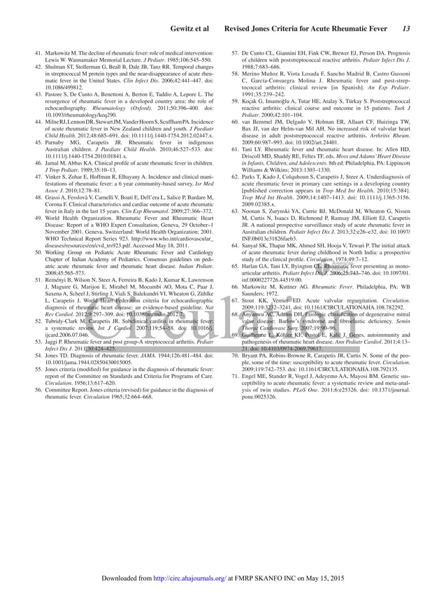 Circulation 2015-criterios de jones review | PDF
