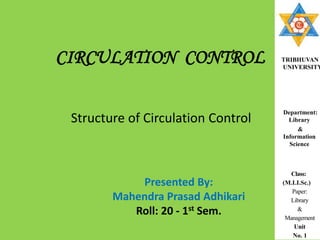 Circulation control presentation new | PPTX
