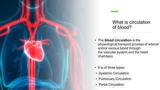Circulation of blood | PPTX