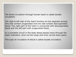 Circulation of body fluids | PPTX