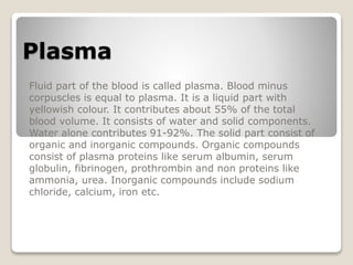 Circulation of body fluids | PPTX