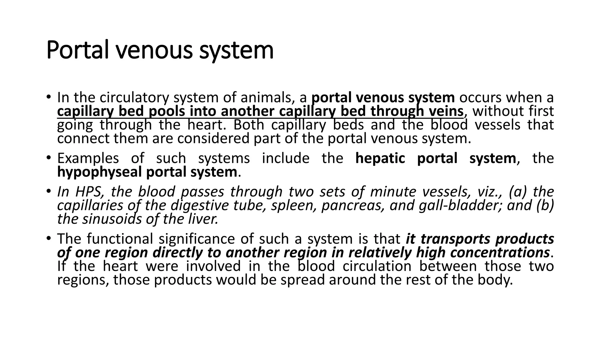 Circulation of liver & Portosystemic collaterals | PPTX