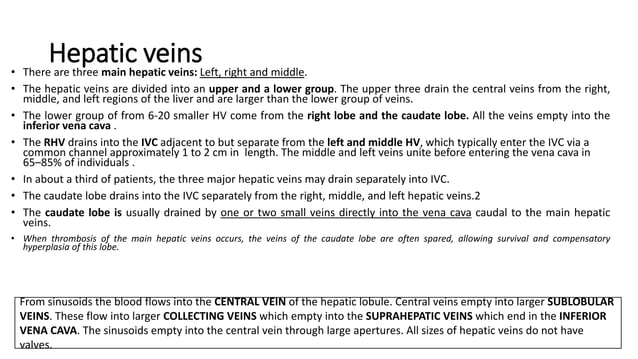 Circulation of liver & Portosystemic collaterals | PPTX | Blood ...