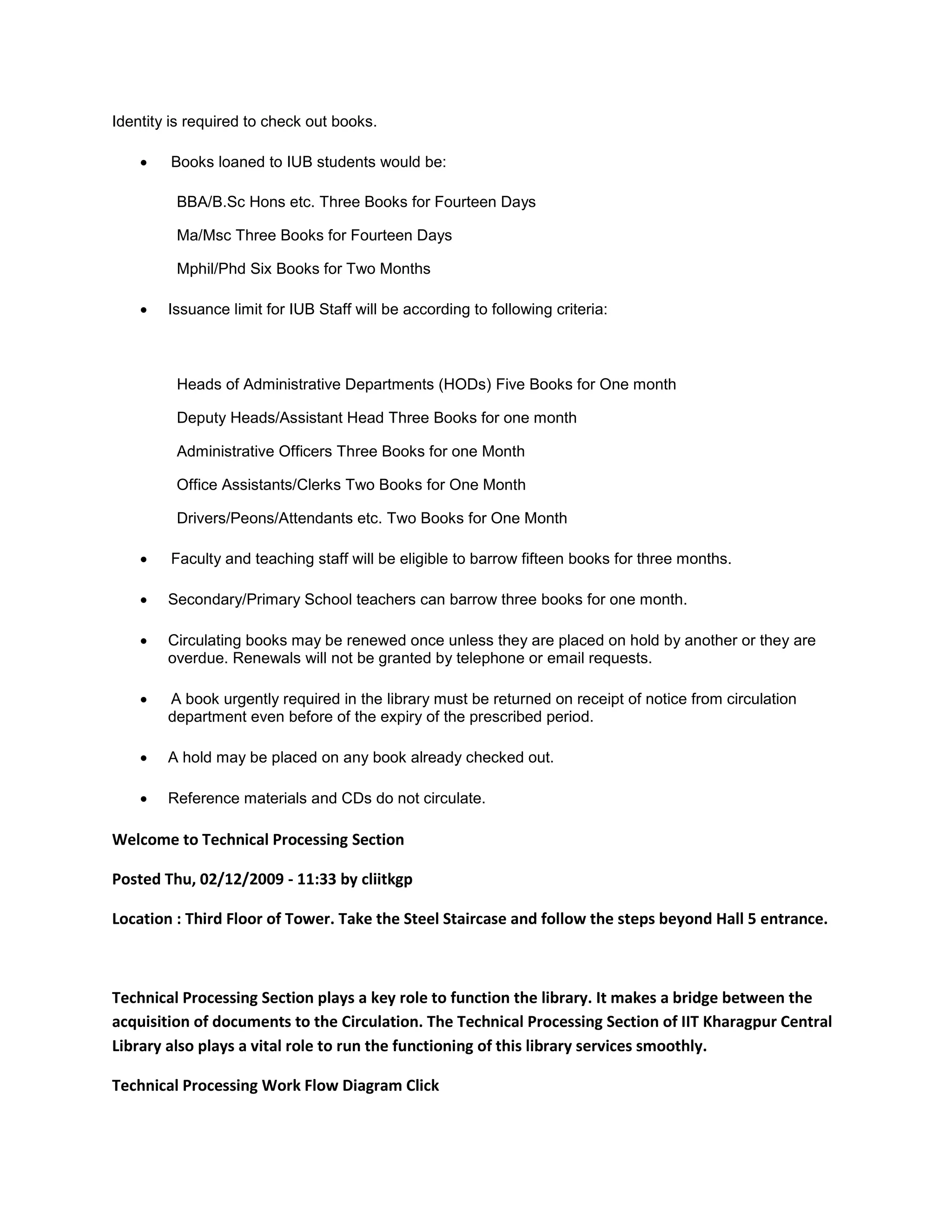 Circulation section | DOCX