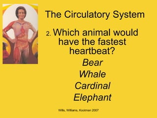 Circulatory System Quiz | PPT
