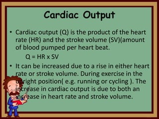 Circulatory Adaptations to Exercise | PPTX