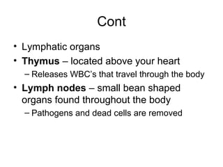 Circulatory and lymphatic, respiratory | PPT