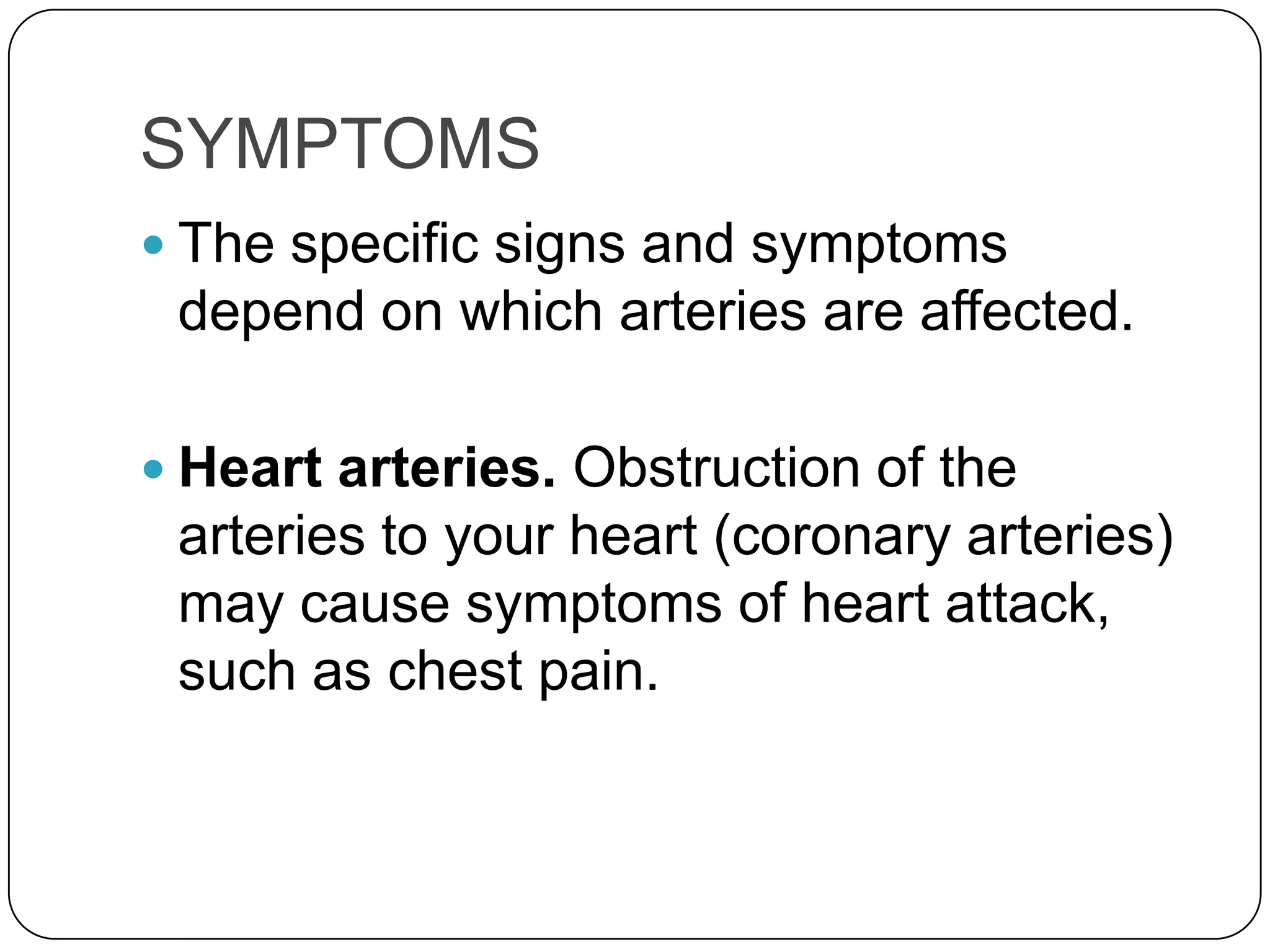 Circulatory diseases and disorders | PPTX