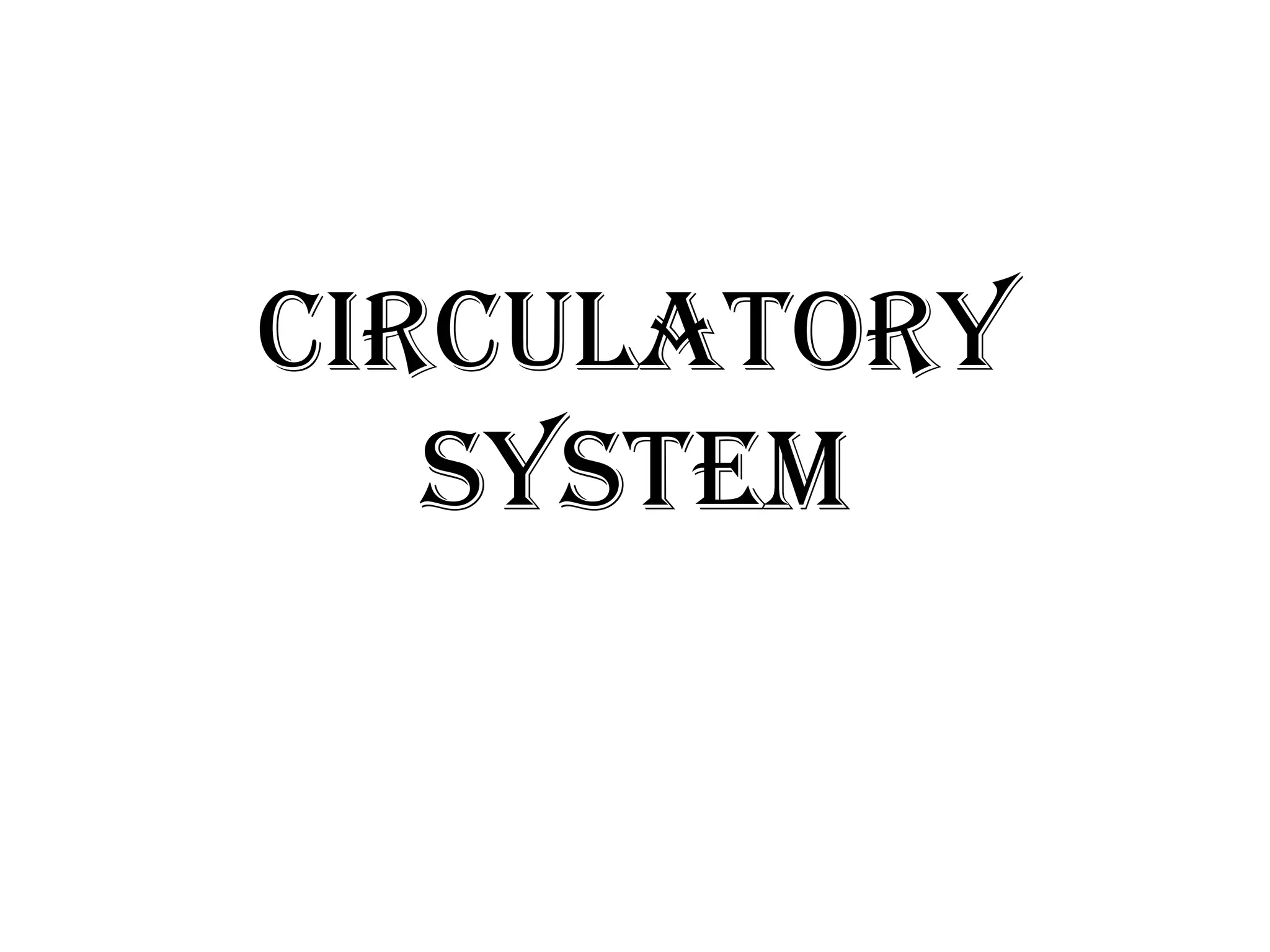 Circulatory system | PPTX