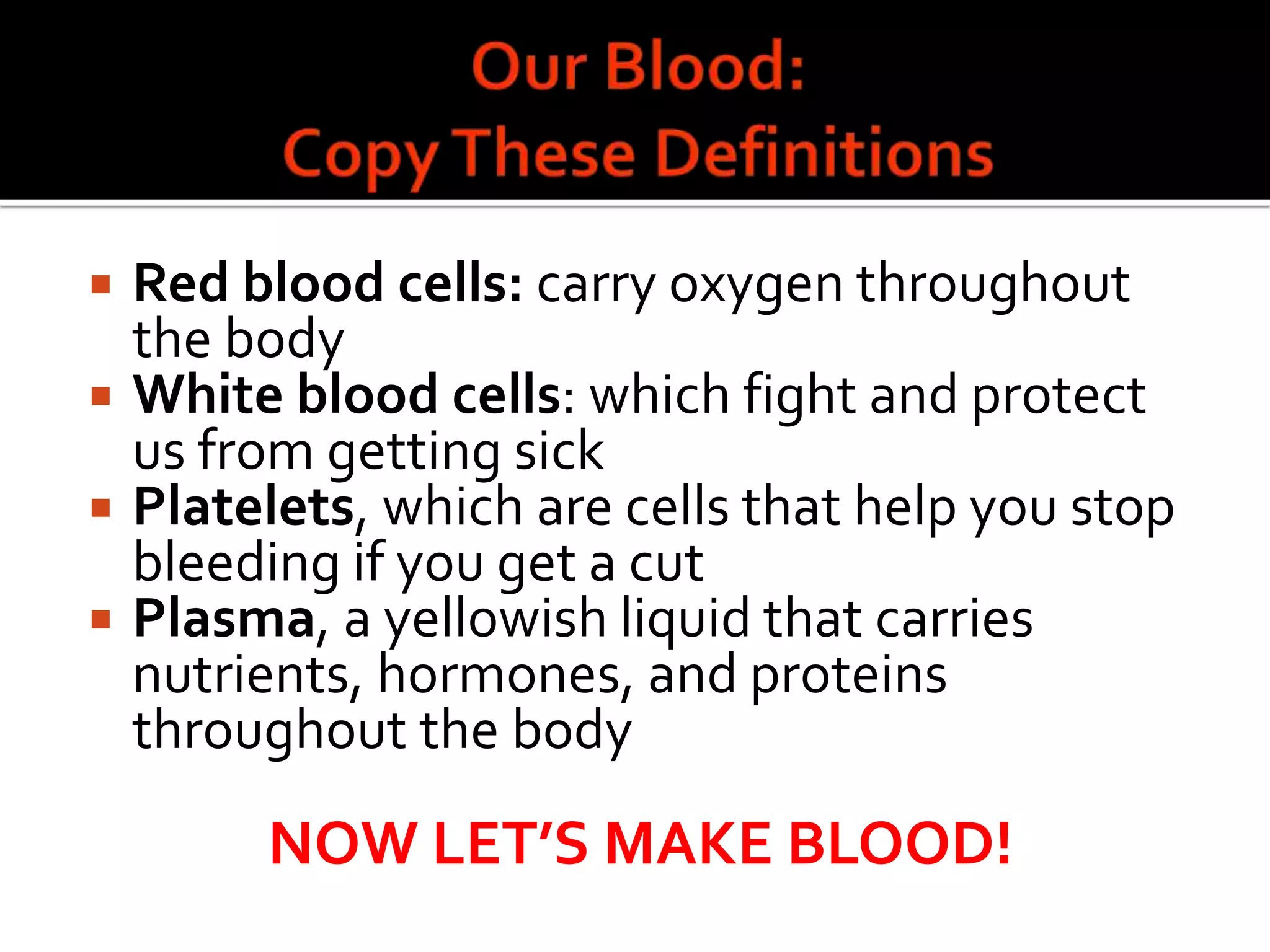 Circulatory system for elementary level | PPTX