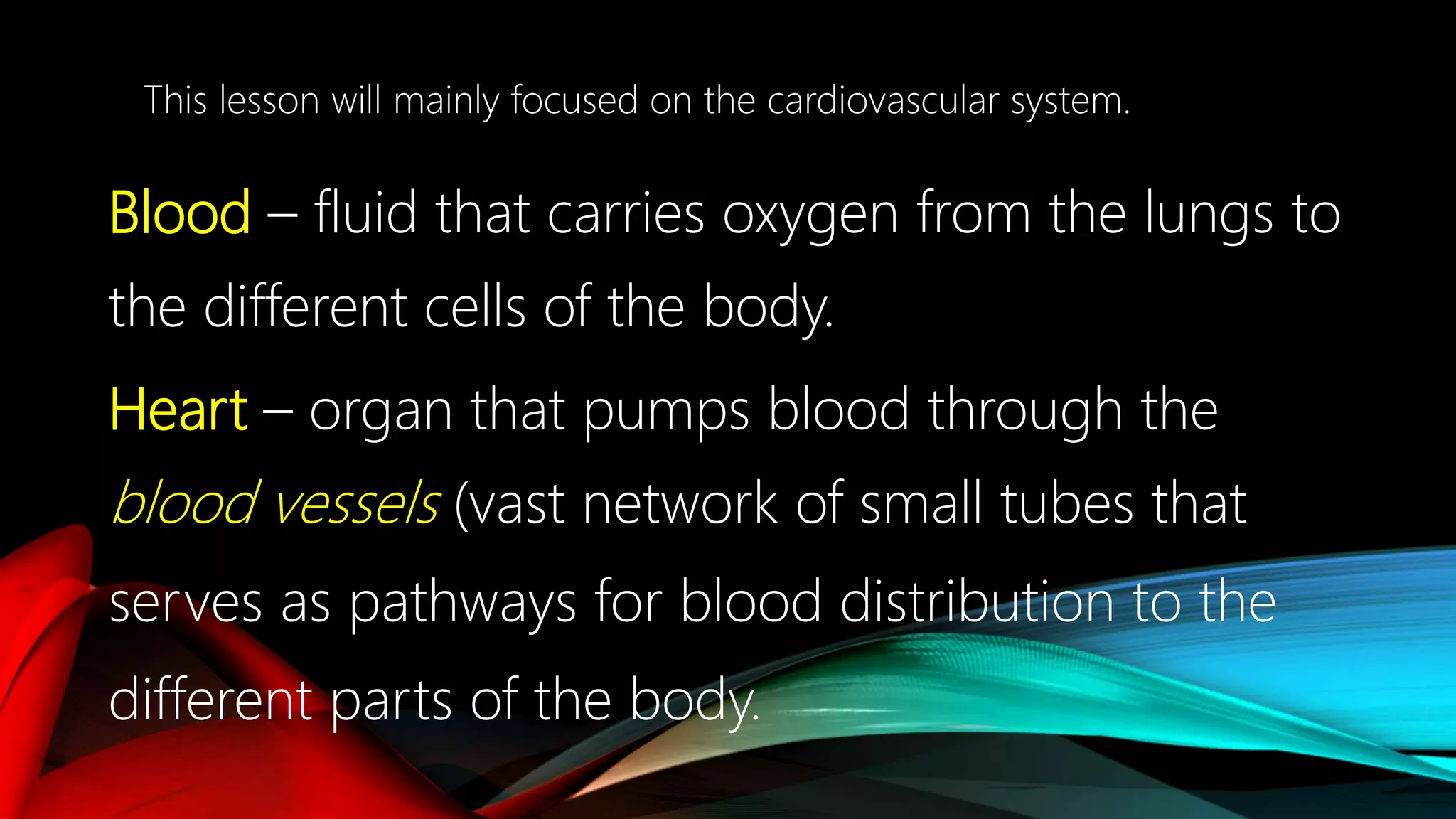 Circulatory system | PPTX