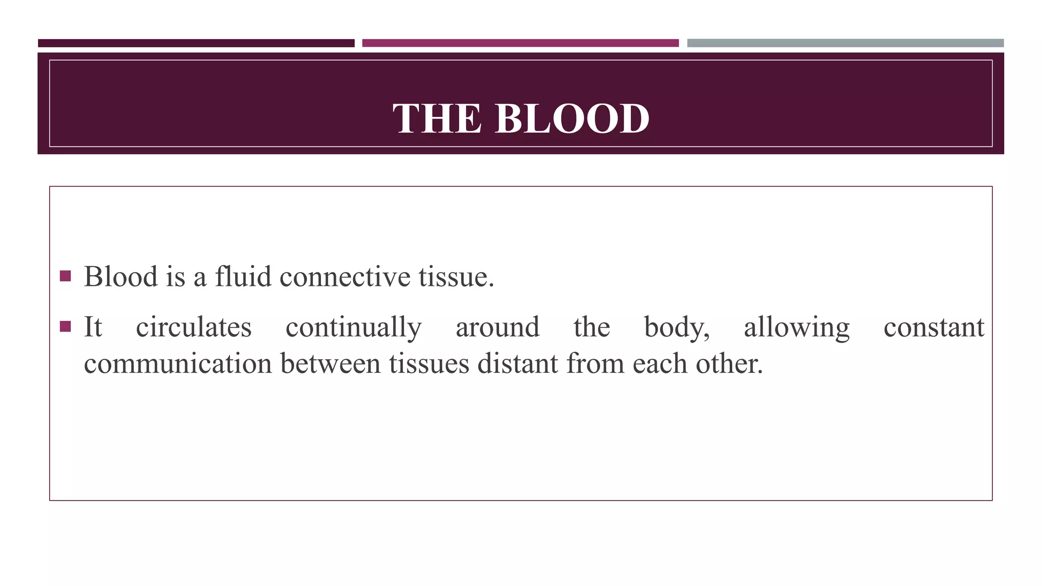 the blood | PPTX