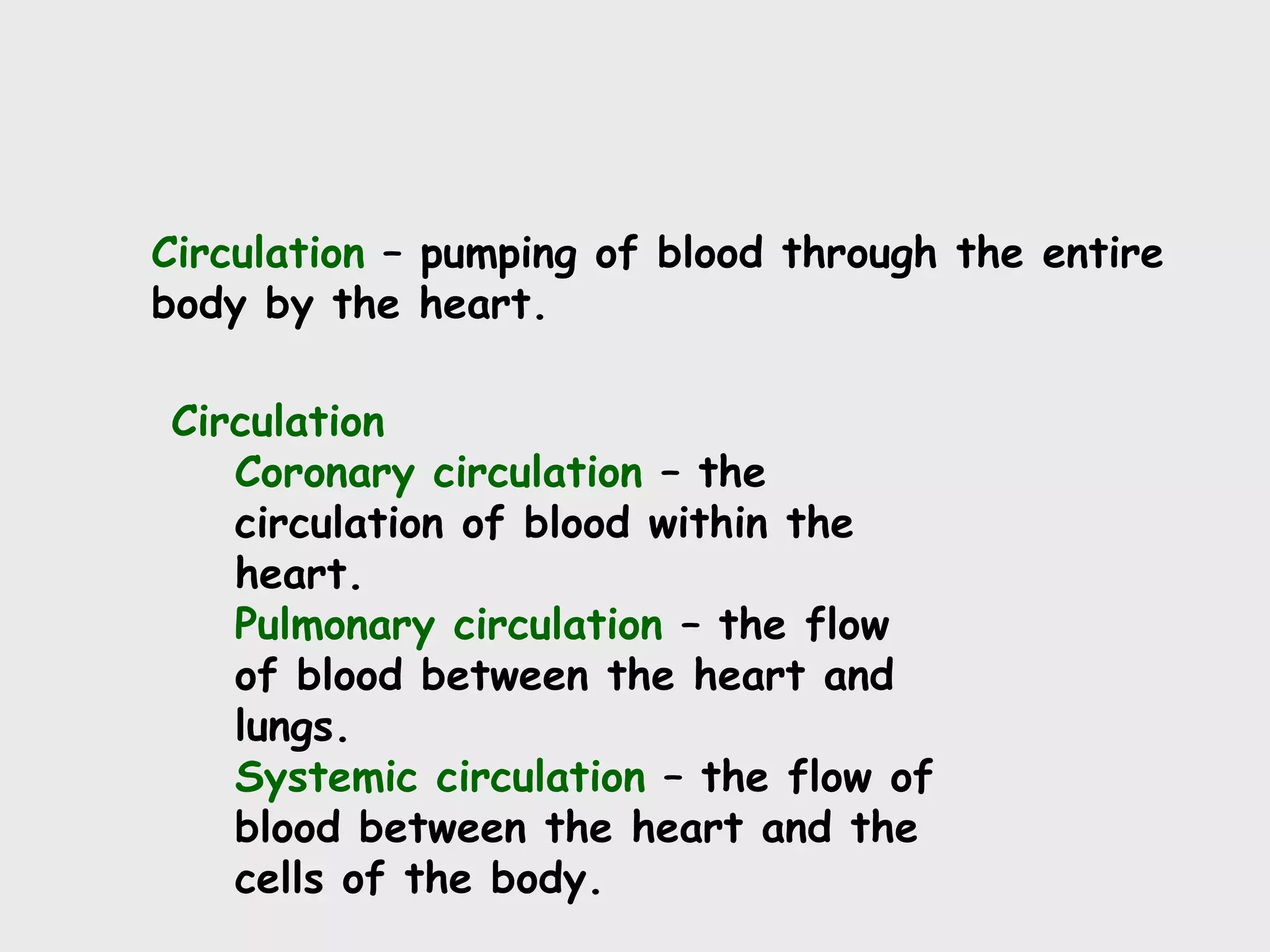 Circulatory system (1) | PPT