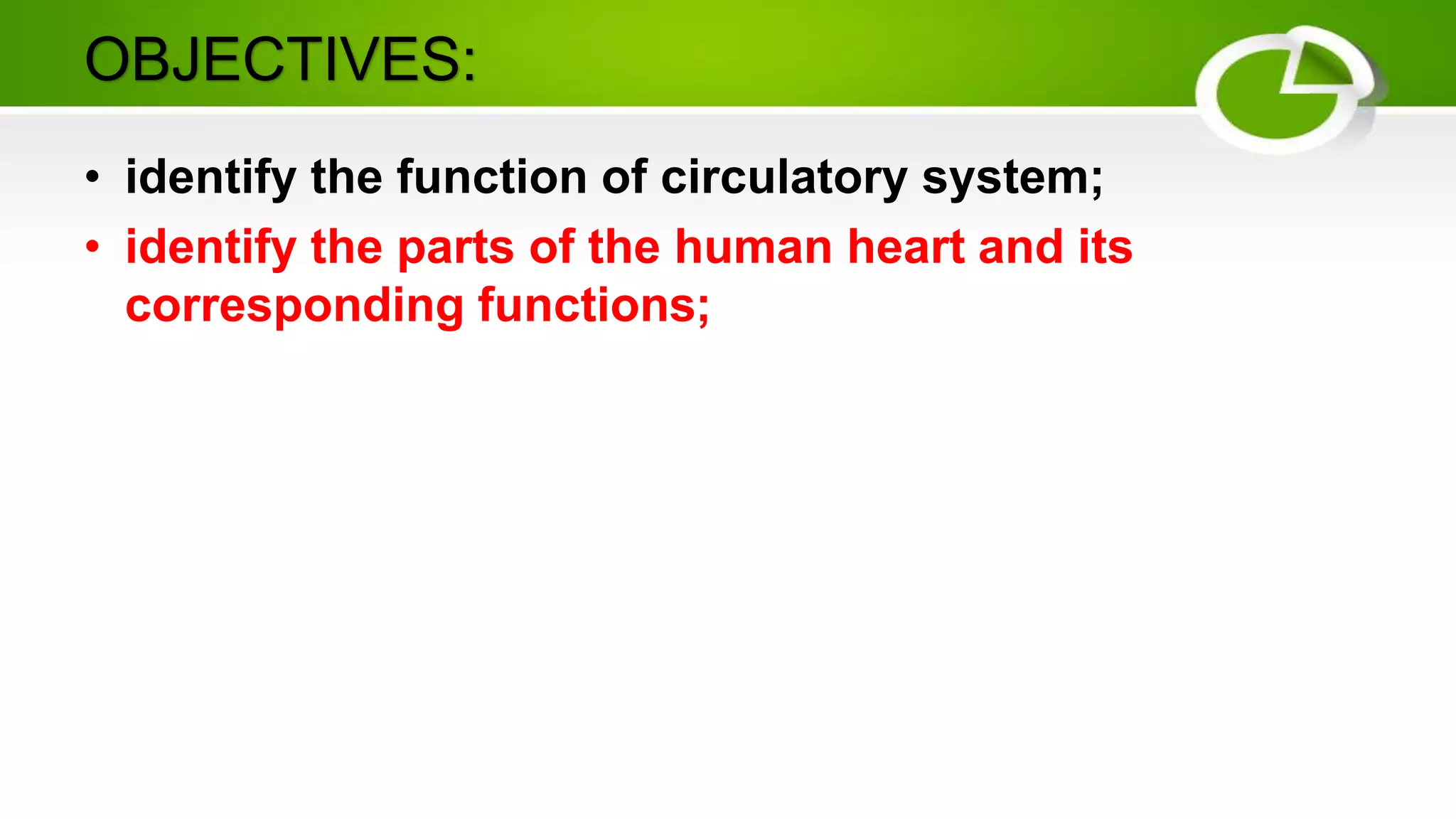 Jayrick's PPT for Circulatory System (heart)-PART I | PPTX
