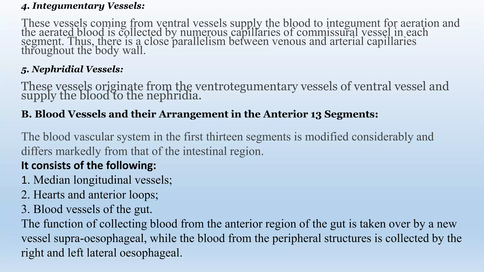 Circulatory system of earthworm | PPTX