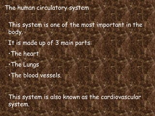 Circulatory system pdf | PPTX