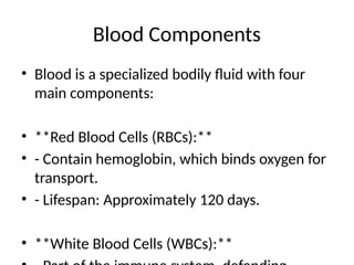 Know about circulatory system of human body | PPTX