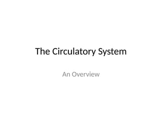 Circulatory_System_Presentation powerpoint presentation | PPTX
