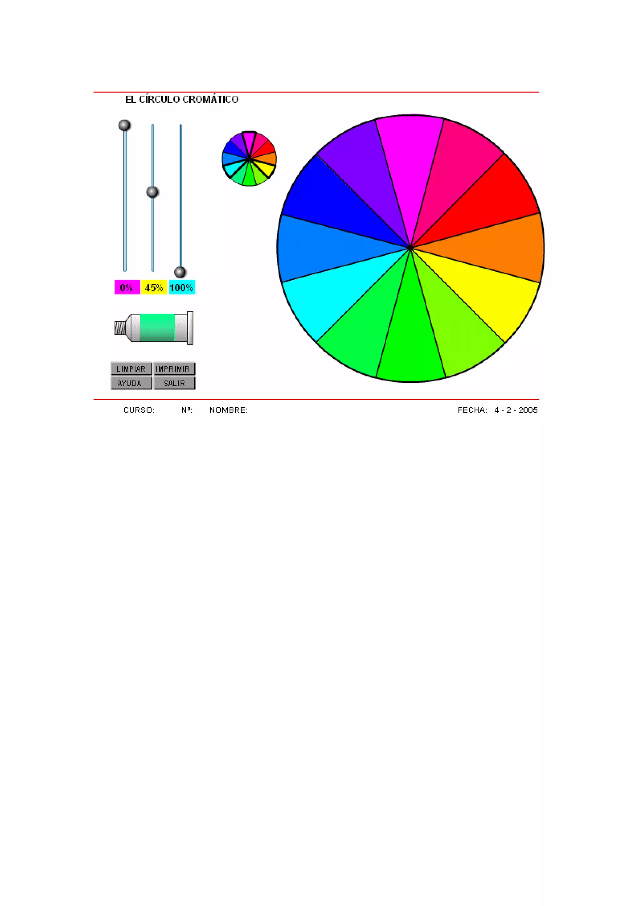 Circulo cromatico | DOCX