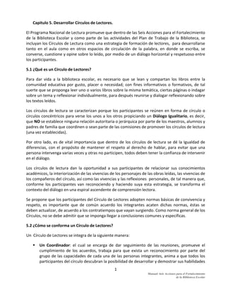 Circulos de lectura | PDF