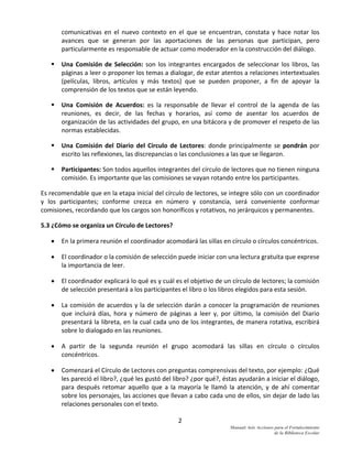 Circulos de lectura | PDF