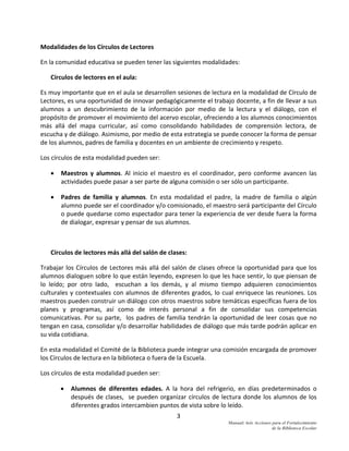 Circulos de lectura | PDF