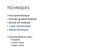 AN OVERVIEW OF CIRCUMCISION AND VARIOUS TYPES | PPTX