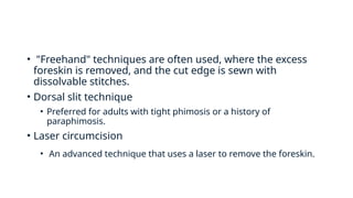 AN OVERVIEW OF CIRCUMCISION AND VARIOUS TYPES | PPTX