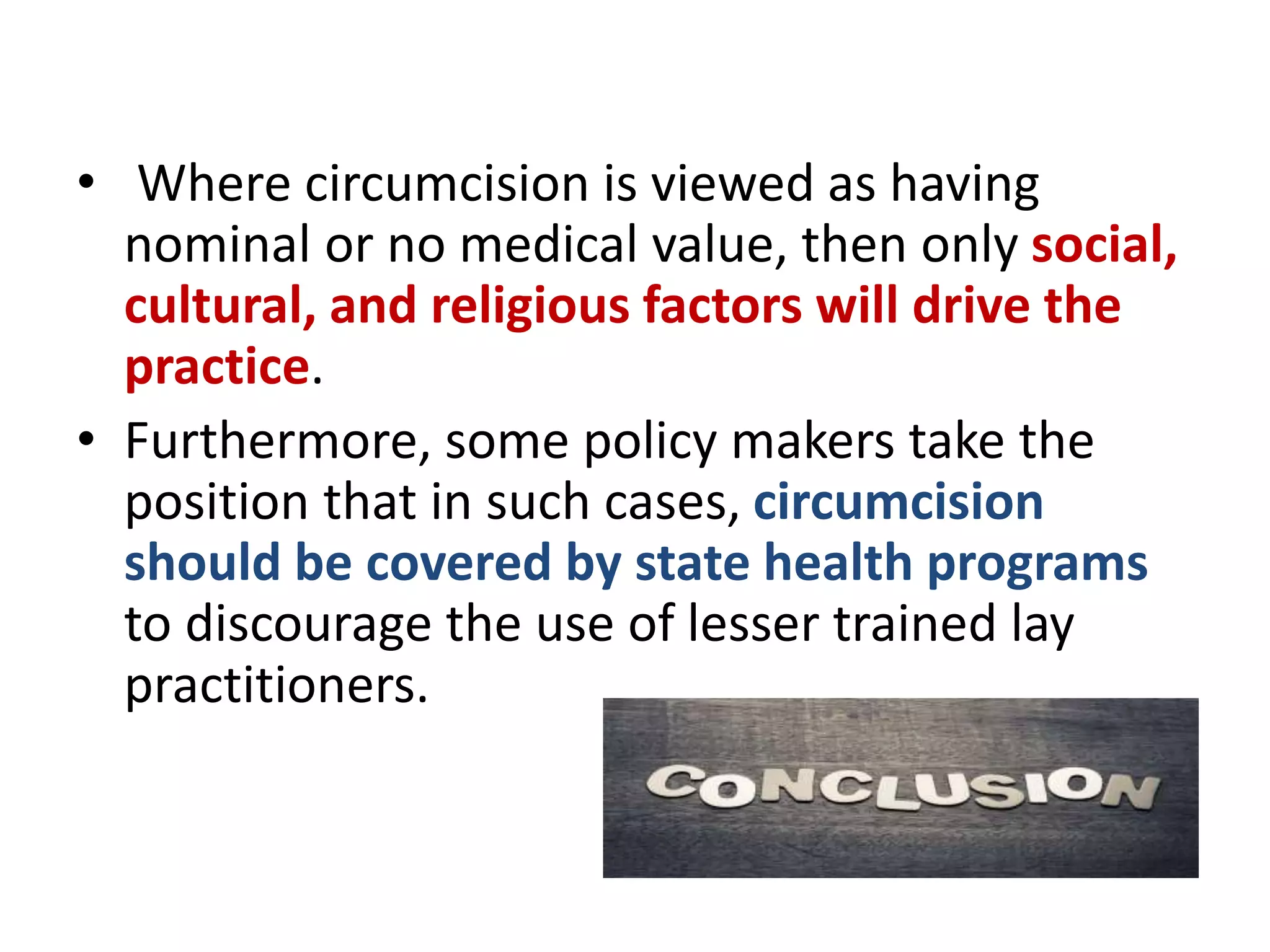 Circumcision Trends And Guidelines Pptx