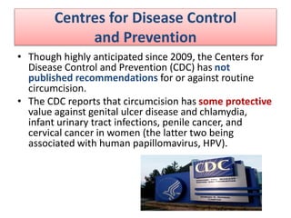 Circumcision: trends and guidelines | PPTX
