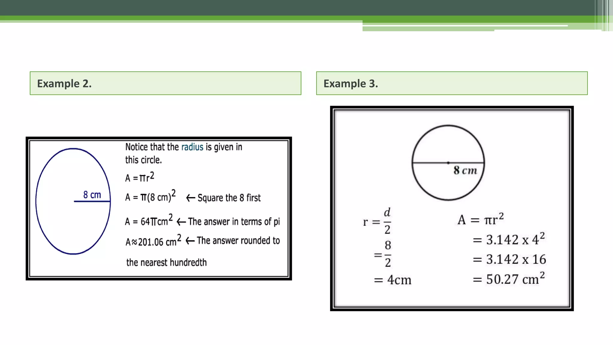 Circumference and area | PPT