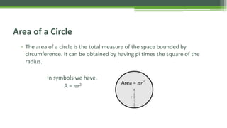 Circumference and area | PPT