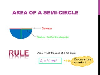Circumference and area of circle | PPTX