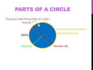 Circumference and area of circle | PPTX