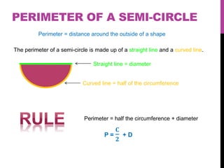 Circumference and area of circle | PPTX