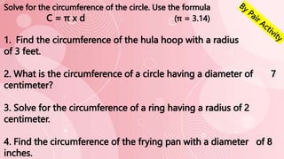 POWERPOINT PRESENTAYION CIRCUMFERENCE OF A CIRCLE.pptx