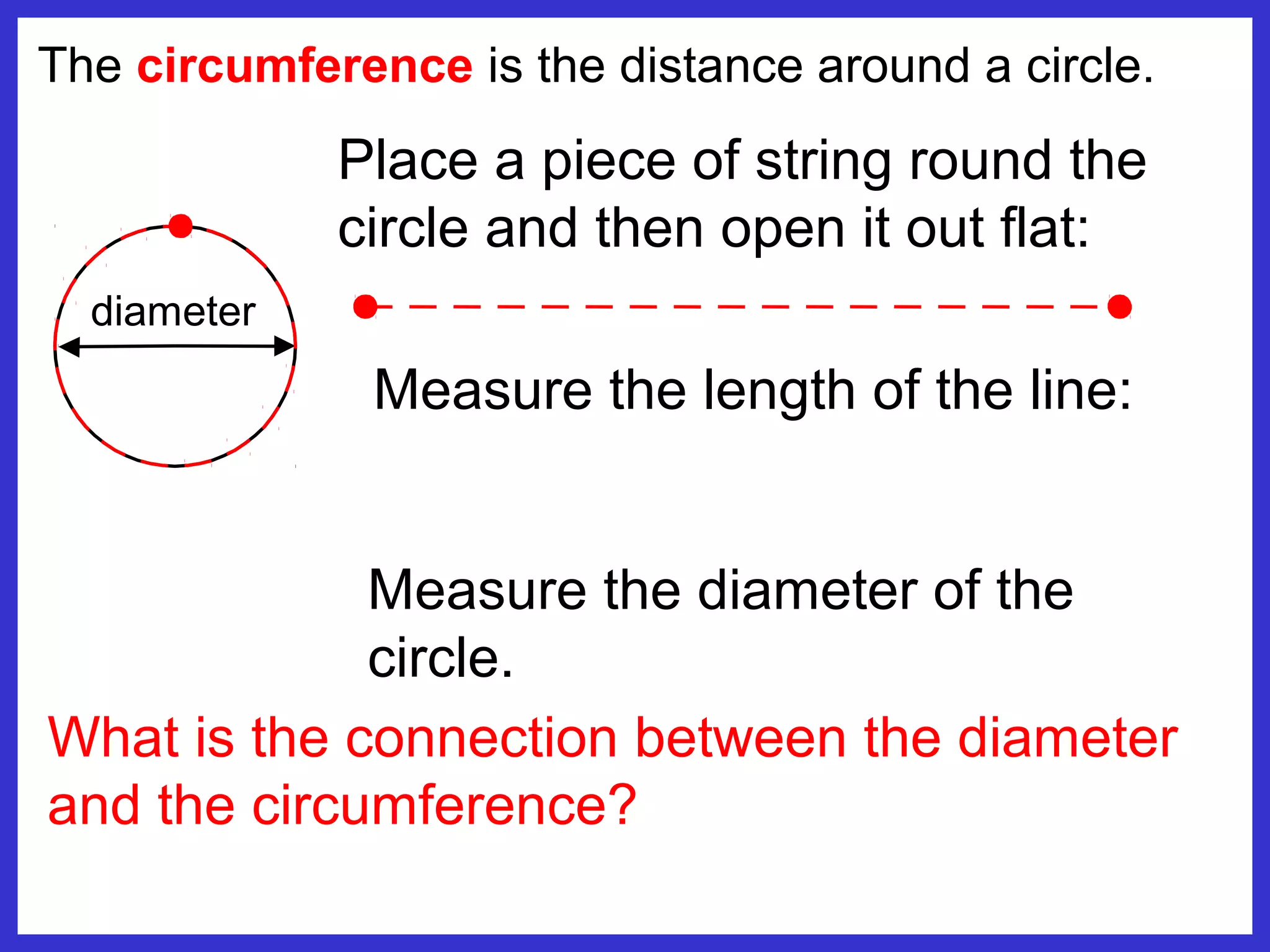 Circumference of a circle | PPT