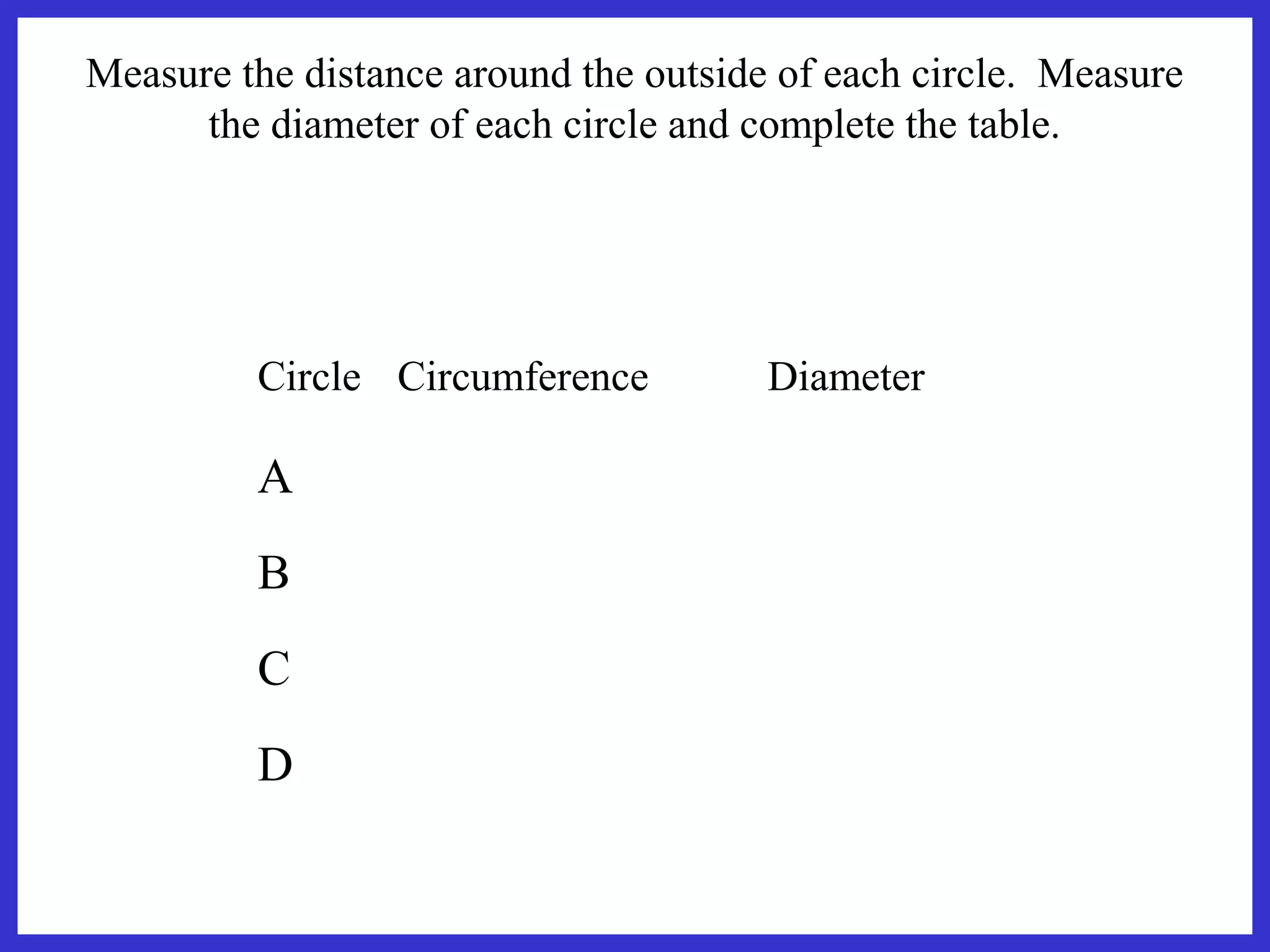 Circumference of a circle | PPT
