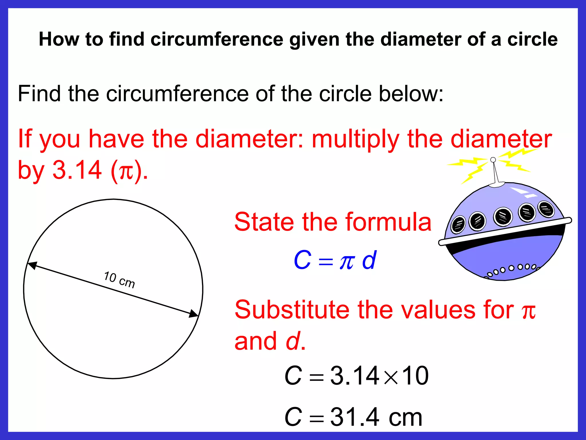 Circumference of a circle | PPT | Physics | Science