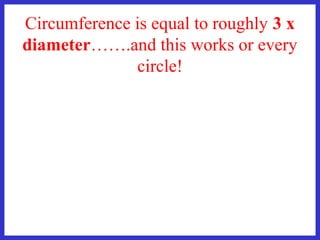 Circumference of a circle | PPT