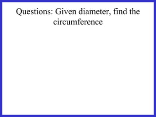 Circumference of a circle | PPT