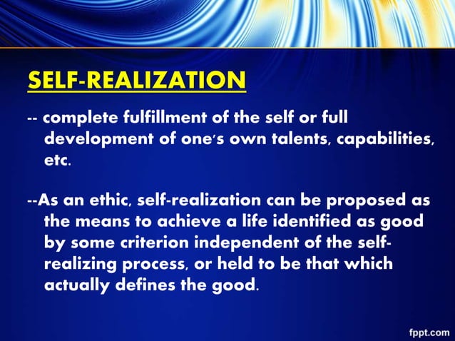 Circumstantial Freedom of Self Realization | PPT